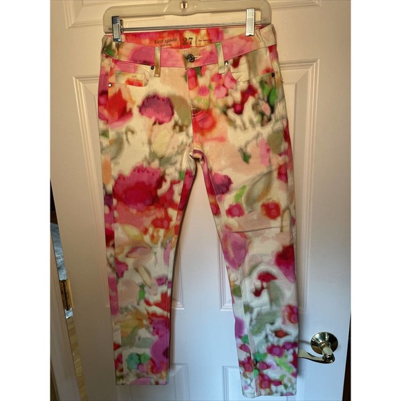 kate spade | Jeans | Kate Spade Tie Dyed Skinny Jeans Cotton Stretch Sz ...